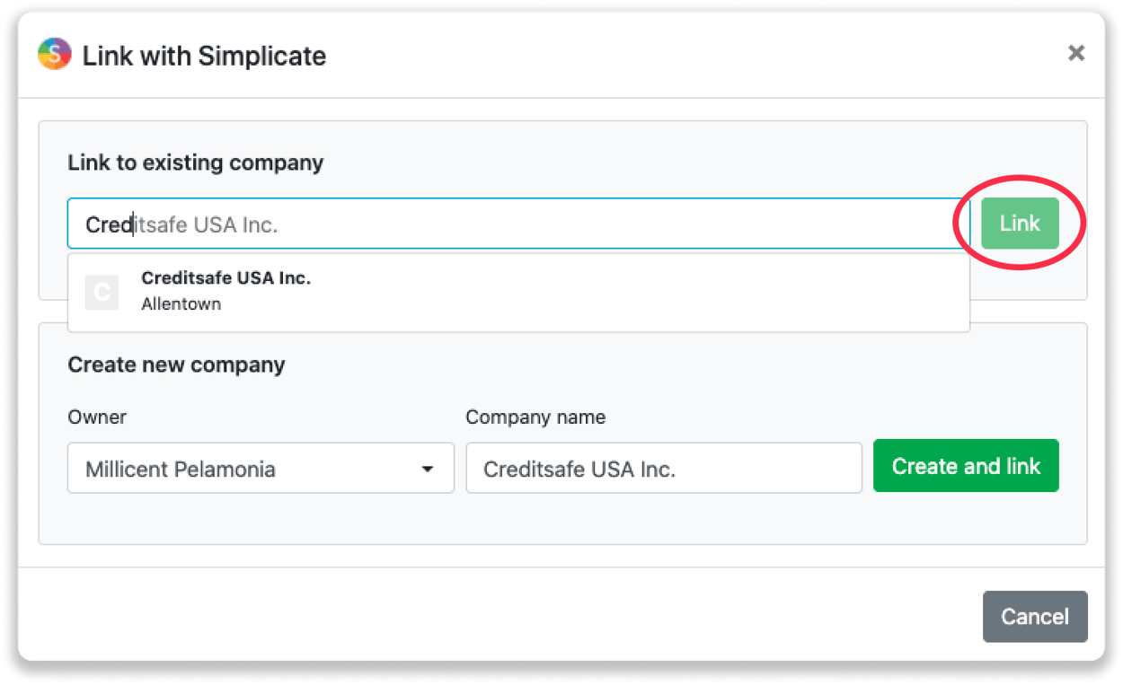 Simplicate integration